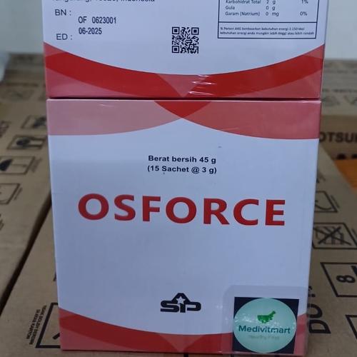 Jual osforce sachet memelihara kesehatan tulang dan sendi - box 15 ...