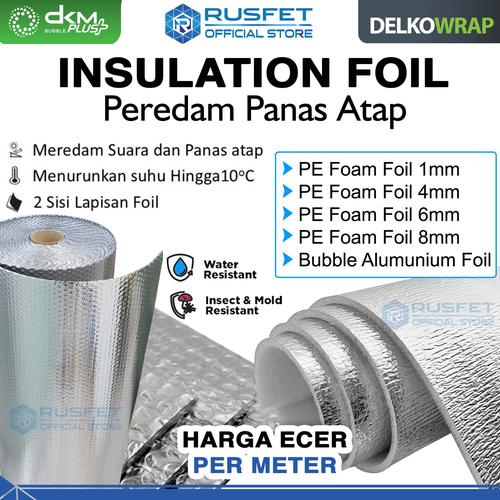 Jual Peredam Panas Atap Alumunium PE Foam Metalizing Foil Bubble ...
