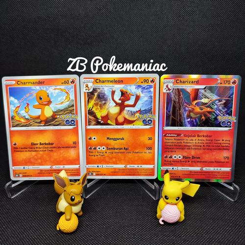 Jual Charmander, Charmeleon, Charizard Kartu Pokemon Go Indonesia s10b ...