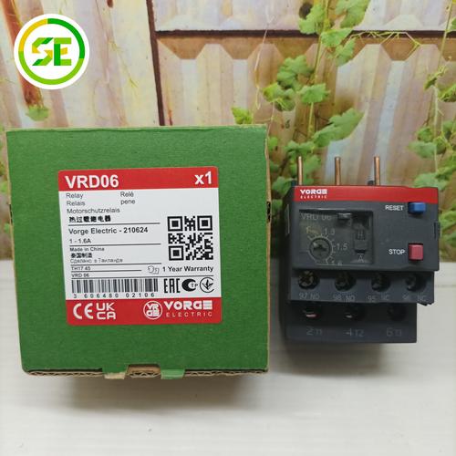 Jual Thermal Overload Relay TOR VORGE VRD06 VRD 06 1A-1.6A setara LRD06 ...