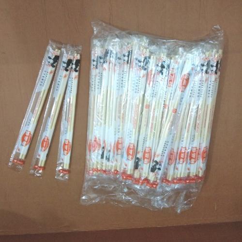 Jual [50set] Sumpit Bambu Kemasan Panda Oren Disposable Bamboo ...