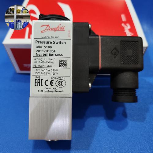 Jual PRESSURE SWITCH DANFOSS MBC 5100 2011-1DB04 061B016066/ PRESSURE CONTROL DANFOSS MBC 5100 ...
