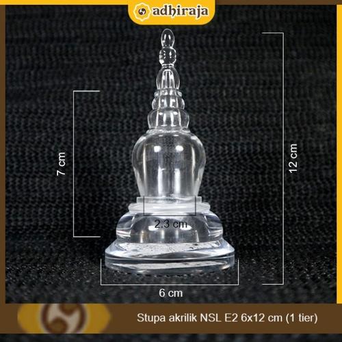 Jual Tempat Simpan Relik Stupa Akrilik E2 (6x12cm) 1 tier - Jakarta ...