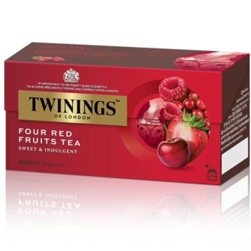 Jual Twinings Teh Celup Four Red Fruits Flavoured Tea 25x2gr - Jakarta ...