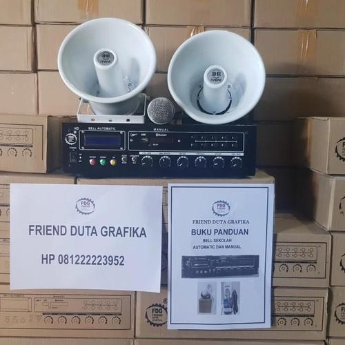 Jual ORIGINAL Bel sekolah otomatis dan manual 2 spiker - Kota Bogor ...