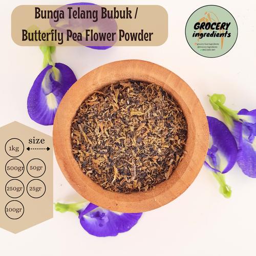 Jual Bunga telang bubuk 1kg / butterfly pea flower powder /bubuk bunga ...