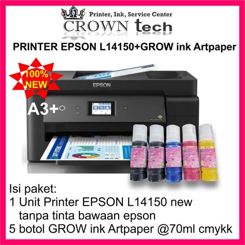 Jual Printer EPSON L14150 print A3 + Scan F4 ADF Tinta Grow Ink ...
