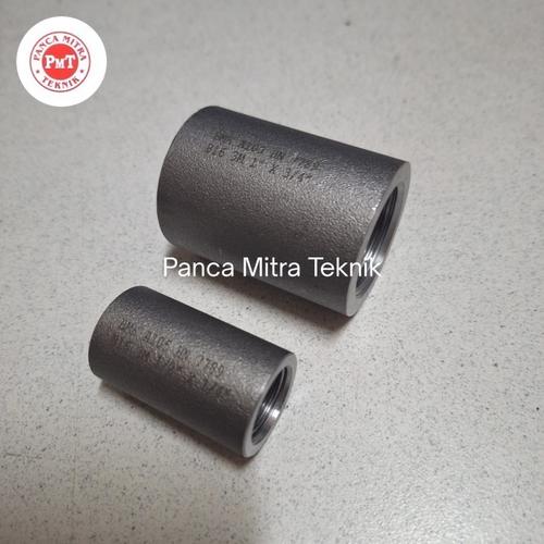 Jual 3/8" x 1/4" inch Reducer Socket Besi Class 3000 A105 / Coupling ...