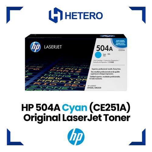 Jual HP 504A Cyan Original LaserJet Toner Cartridge / Tinta Toner ...