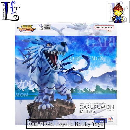 Jual G.E.M Jumbo Digimon Garurumon Battle Ver. MegaHouse Mainan Figure ...