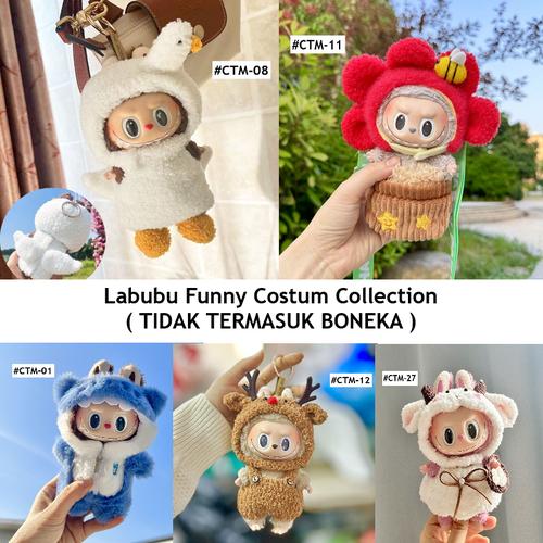 Jual Labubu Funny Costume Only Setelan Kostum Lucu Labubu 17cm Baju ...