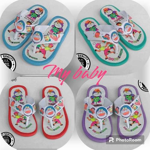 Jual EXCLUSIVE MY BABY Sandal Jepit Karet Anak Jadul Doraemon jadul ...