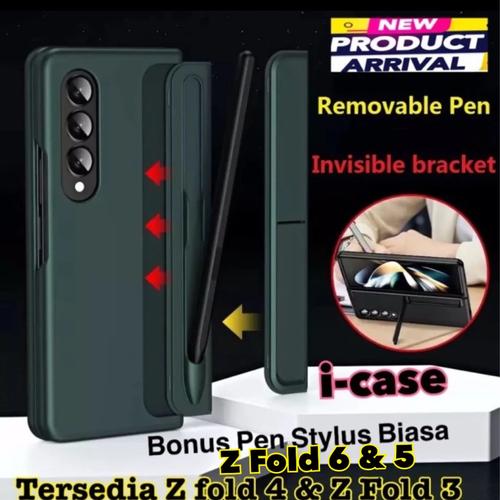Jual Case Samsung Z Fold 6 4 Z Fold 3 5G Standing Cover With Pen Fold3 ...