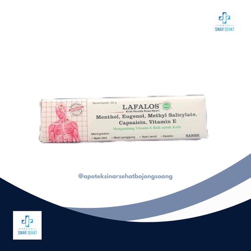 Jual Lafalos Plus Cream 20 gram - Kab. Bandung - Apotek Sinar Sehat ...