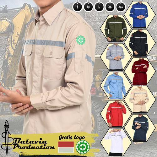 Jual Baju Kemeja Wearpack Safety K3 Lengan Panjang - Seragam ...