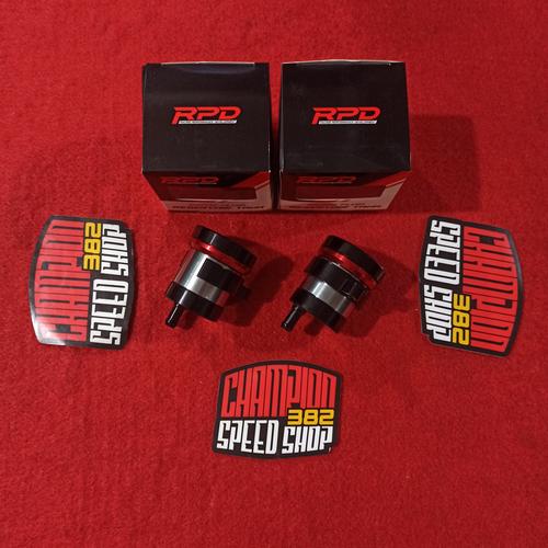 Jual Paket Brake Fluid Reservoir Tank Aluminium Tabung Minyak Rem Lurus ...