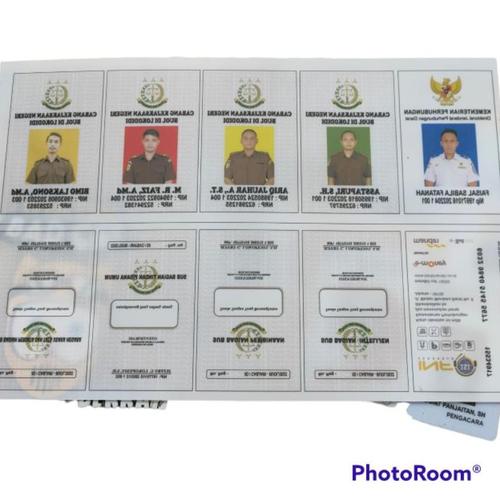 Jual ID CARD PERHUBUNGAN / ID CARD KEJAKSAAN / ID CARD PEGAWAI / ID ...