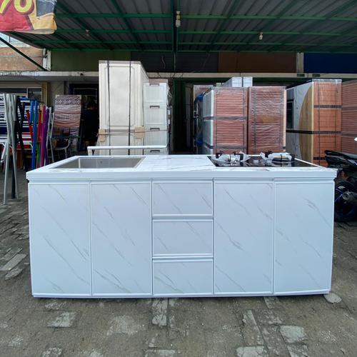 Jual Rak kompor dapur / kitchen set dapur minimalis bahan alumunium ...