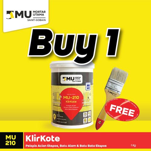 Promo MU 210 KlirKote 1 Liter Pelapis Coating Batu Alam Mortar Utama ...