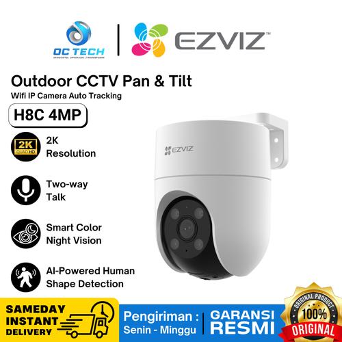Jual Ezviz H8C 4MP 2K+ Outdoor CCTV Pan & Tilt Wifi IP Camera Auto ...