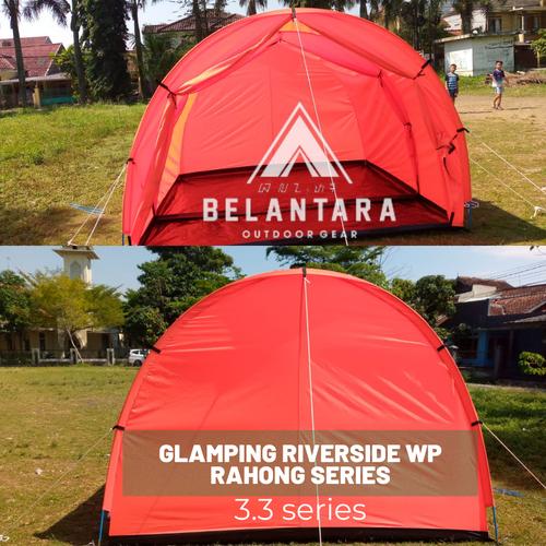 Promo Tenda Glamping Riverside 3x3 Meter Custom Warna Palayangan Series ...
