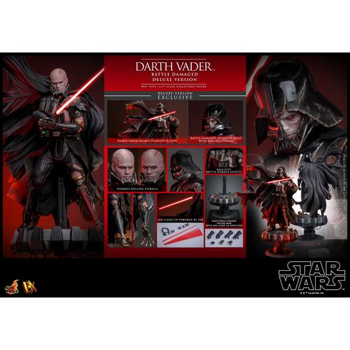 Jual Hot Toys DX45 1/6 Star Wars Battle-Damaged Darth Vader (Deluxe ...