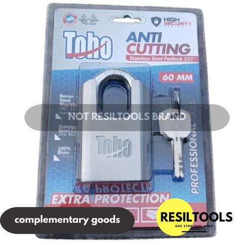 Promo Stainless Steel Padlock 333 Toho 60 mm Gembok Jaket Anti Karat ...