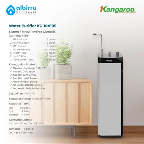 Promo Kangaroo Dispenser RO Water Purifier Alkaline Hydrogen KG10A10S ...