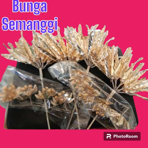 Jual bunga semanggi dan tusuk sandat emas/gold halus hiasan rambut bali ...