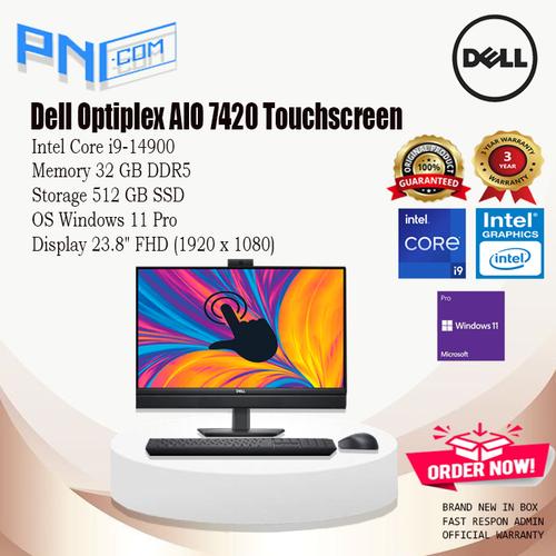 Jual Dell Optiplex AIO 7420 TOUCH i9-14900 32GB 512GB SSD W11PRO 3YR ...