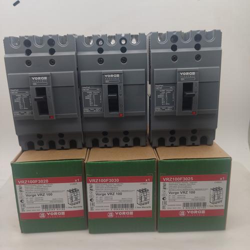 Jual MCCB Breaker VORGE VRZ100F 3P 40A 30A 25A 20A 15A 3Pole 3Phase setara EZC100F 3 P 3 Pole 3 ...