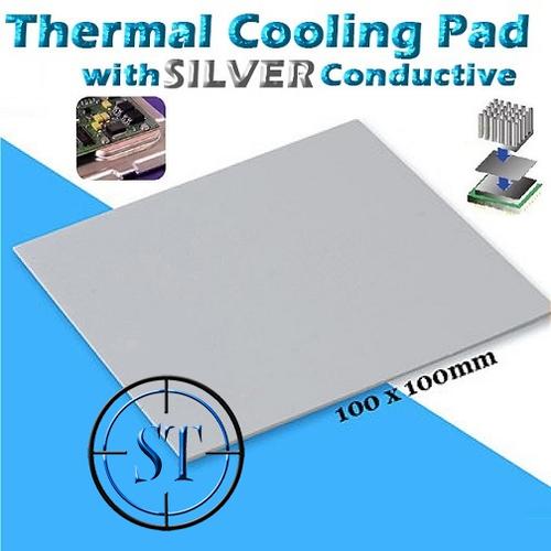 Jual Thermal Pad ( Cooling Silicone ) 100mm x 100mm x 0.5mm Thermal ...
