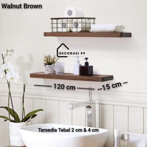 Promo Ambalan dinding Panjang variasi 80, 100, 120 cm, Lebar 15 cm ...