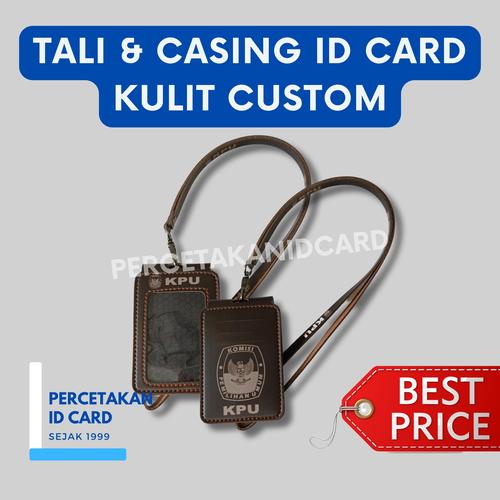 Jual CASING ID CARD KULIT CUSTOM / CARD HOLDER / CASING KULIT SINTETIS ...