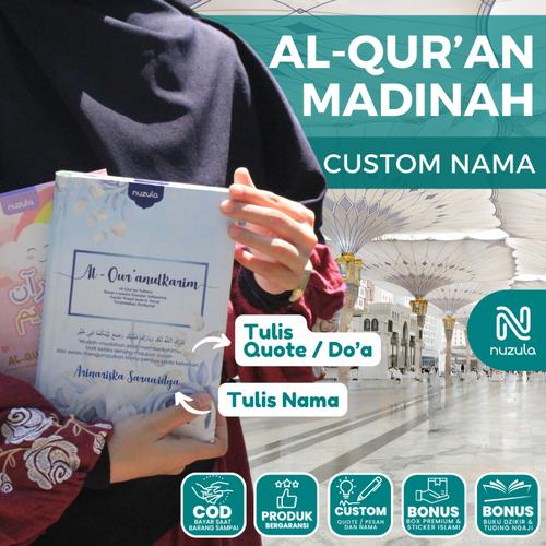 Jual Mushaf Al Quran Madinah Custom Nama - Petunjuk tajwid Waqaf Ibtida ...