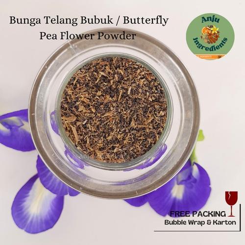 Jual Bunga telang bubuk 250gr / butterfly pea flower powder /bubuk ...