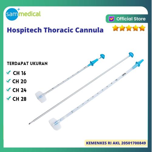 Jual Hospitech Thoracic Cannula / Trocar Cannula - Per PCS - Ukuran 24 ...