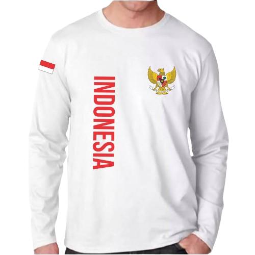 Promo Kaos Hut RI Dirgahayu Indonesia Dewasa Pria dan Wanita Lengan Panjang - Merah, M - Jakarta ...