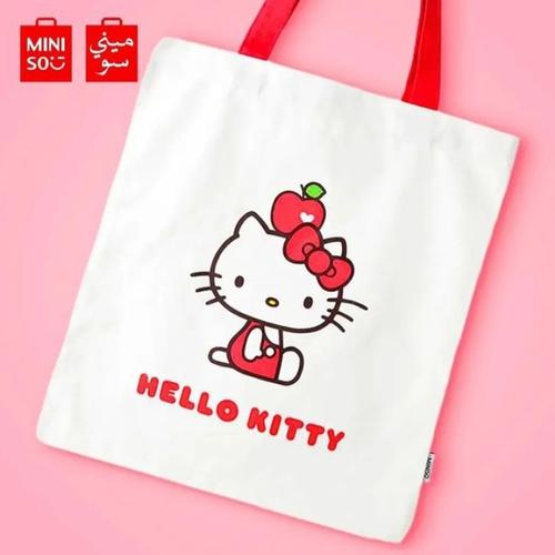 Jual Tote Bag Hello Kitty Cantik - Miniso Hello Kitty Apple Collection ...