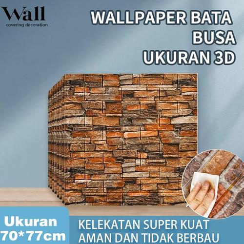 Jual Wallpaper 3D Wallpaper Bata Busa Ukuran : 70 Cm X 77 Cm Ukuran ...