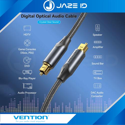 Promo Vention Kabel Audio Digital Optical Toslink Optik Optic 5m 10m ...