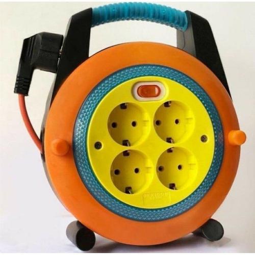 Jual Kabel Rol Roller 4 Colokan Listrik Switch On Off 10 Meter High ...