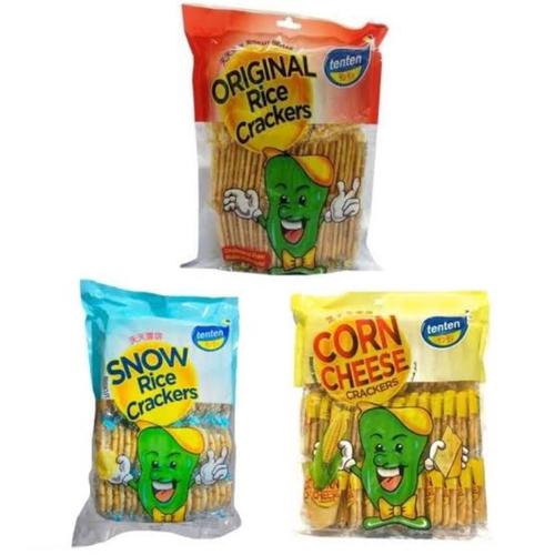 Jual Tenten rice crackers / snack beras salji Malaysia Halal - Original ...