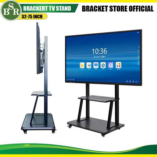 Jual Bracket Standing brecket Stand tv braket stand 75 65 60 55 50 43 ...