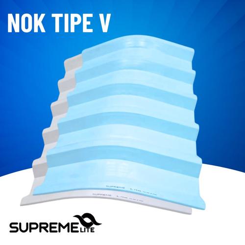 Jual Nok Atap Lembaran PVC/ Nok genteng Plastik/ Nok Atap Rumah Tahan ...