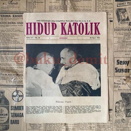 Jual Majalah HIDUP KATOLIK 1963 // TERPILIHNYA PAUS PAULUS VI // RAPAT ...