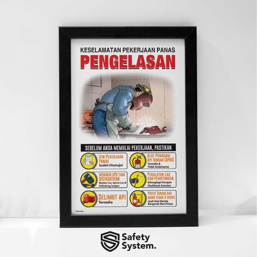 Jual Safety Poster K3 Keselamatan Pekerjaan Pengelasan A2 60x40cm ...