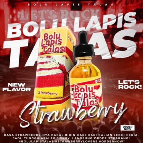 Jual Liquid botol 60ml freebased Bolu lapis talas strawberry creamy ...