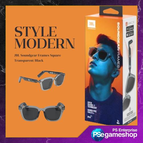 Promo JBL Soundgear Frames Square Transparent/Black Cicil 0% 3x ...