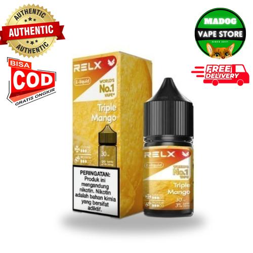 Jual Liquid Saltnic Relx Triple Mango 30ml 30mg | RELX LIQUID MANGO ...